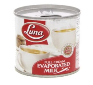 Luna Full Cream Evaporated Milk 170g Buy online in Bahrain - Dukakeen.com