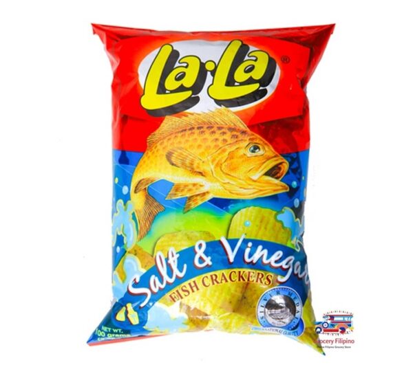 Lala Fish Cracker Salt & Vinegar 100g Buy Online in Bahrain - Dukakeen.com