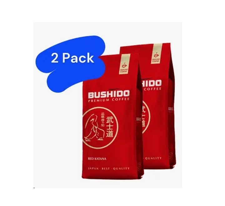 Bushido Red Katana Ground Coffee 227g x2 Price in Bahrain | Buy Online - Dukakeen.com