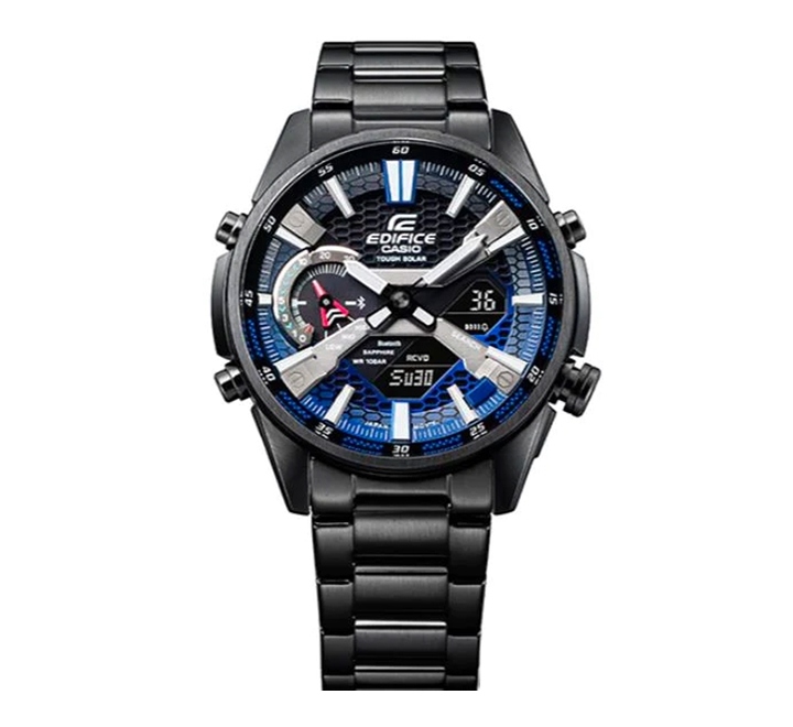 Edifice | ECB-S100DC-2ADF | Solar powered Smart Link Analog-Digital ...