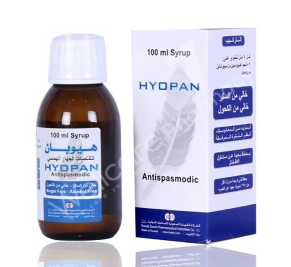 Hyopan Syrup 5Mg/5Ml Buy Online in Bahrain - Dukakeen.com