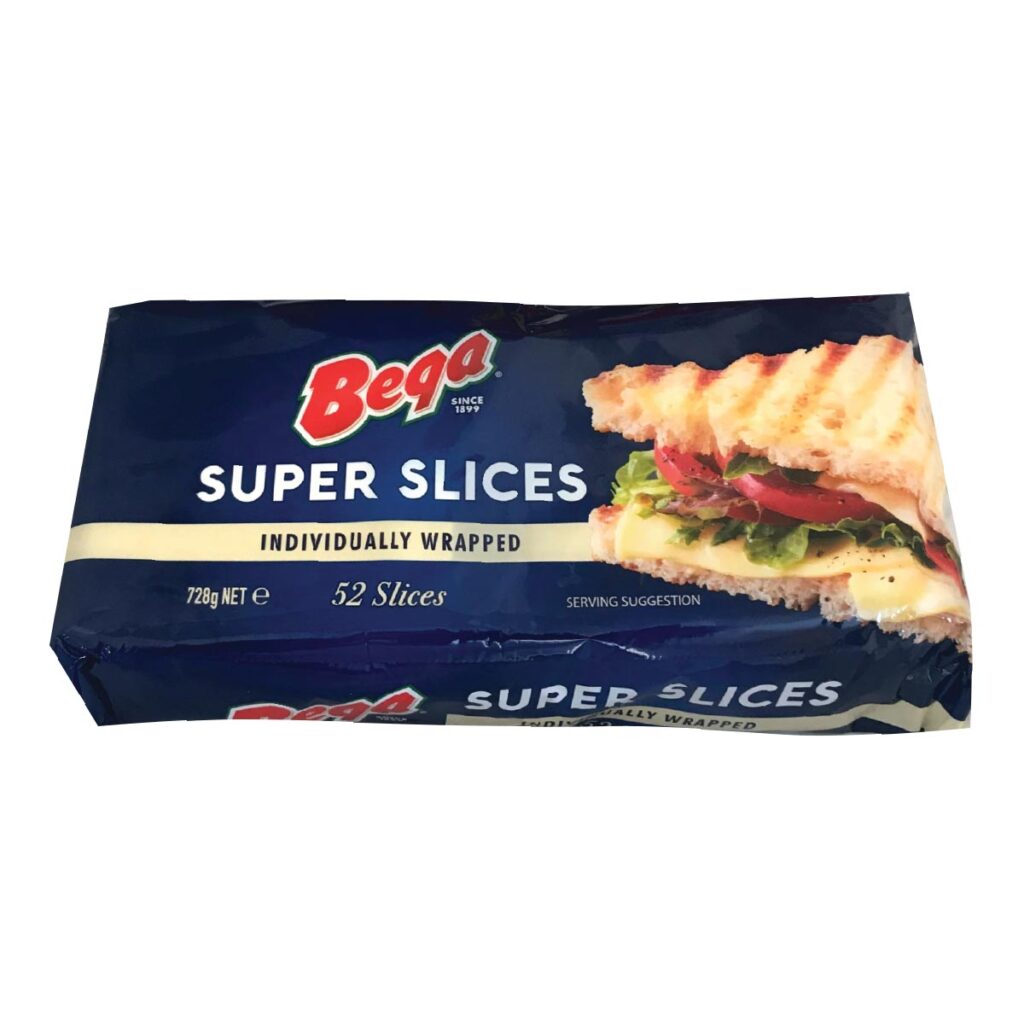 Bega Super Slices Cheese Individually Wrapped 728g - Dukakeen.com