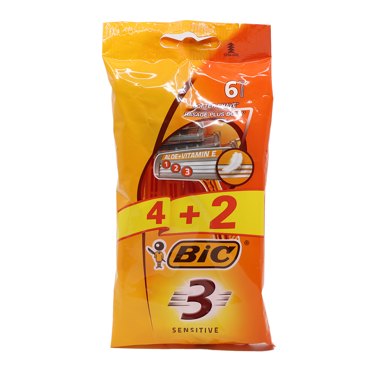 Bic Shaver Sensitive-3 Blister - Dukakeen.com