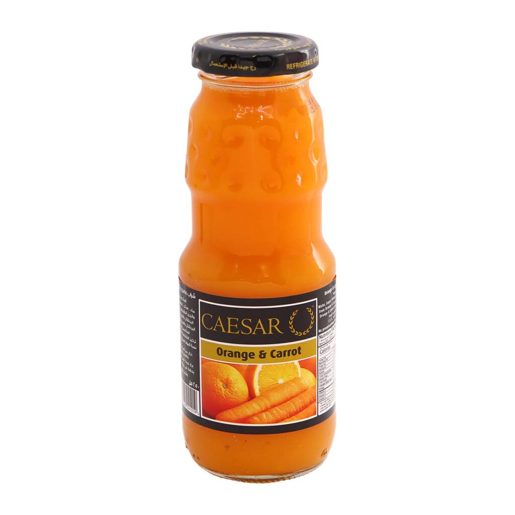 Caesar Orange & Carrot Juice 250ml - Dukakeen.com