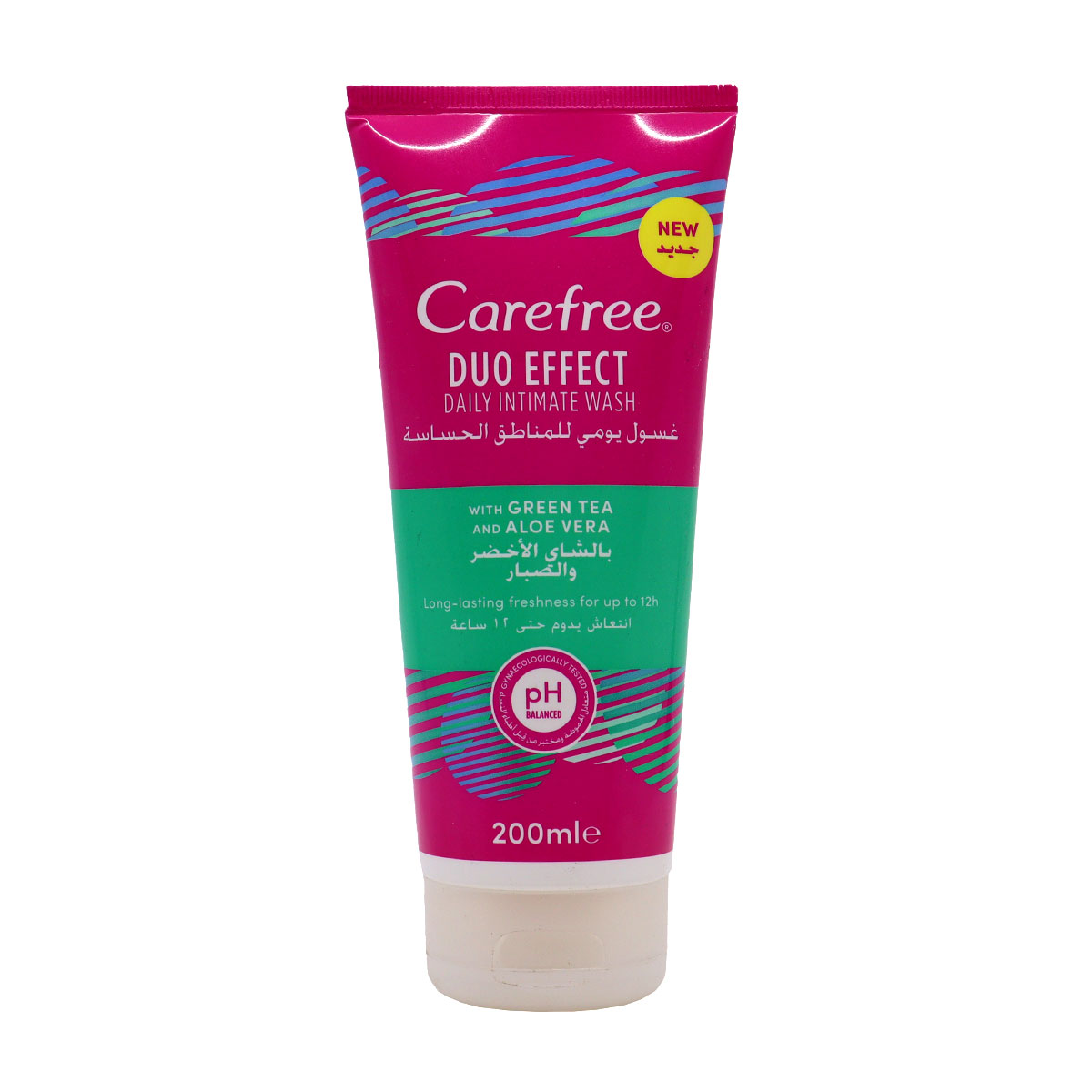 Buy Carefree Duo Effect Daily Intimate Wash Aloe Vera 200ml Online In ...