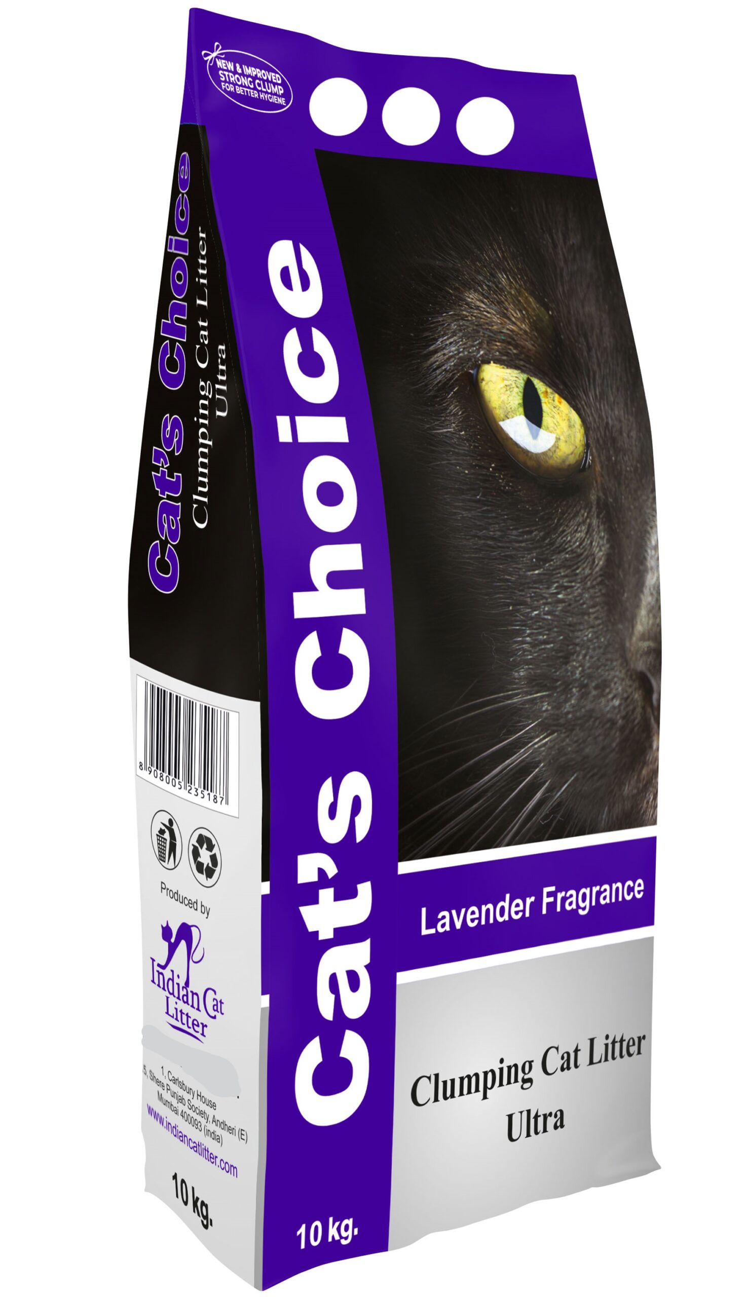 Cats Choice Clumping Cat Litter Lavender Fragrance 10kg - Dukakeen.com