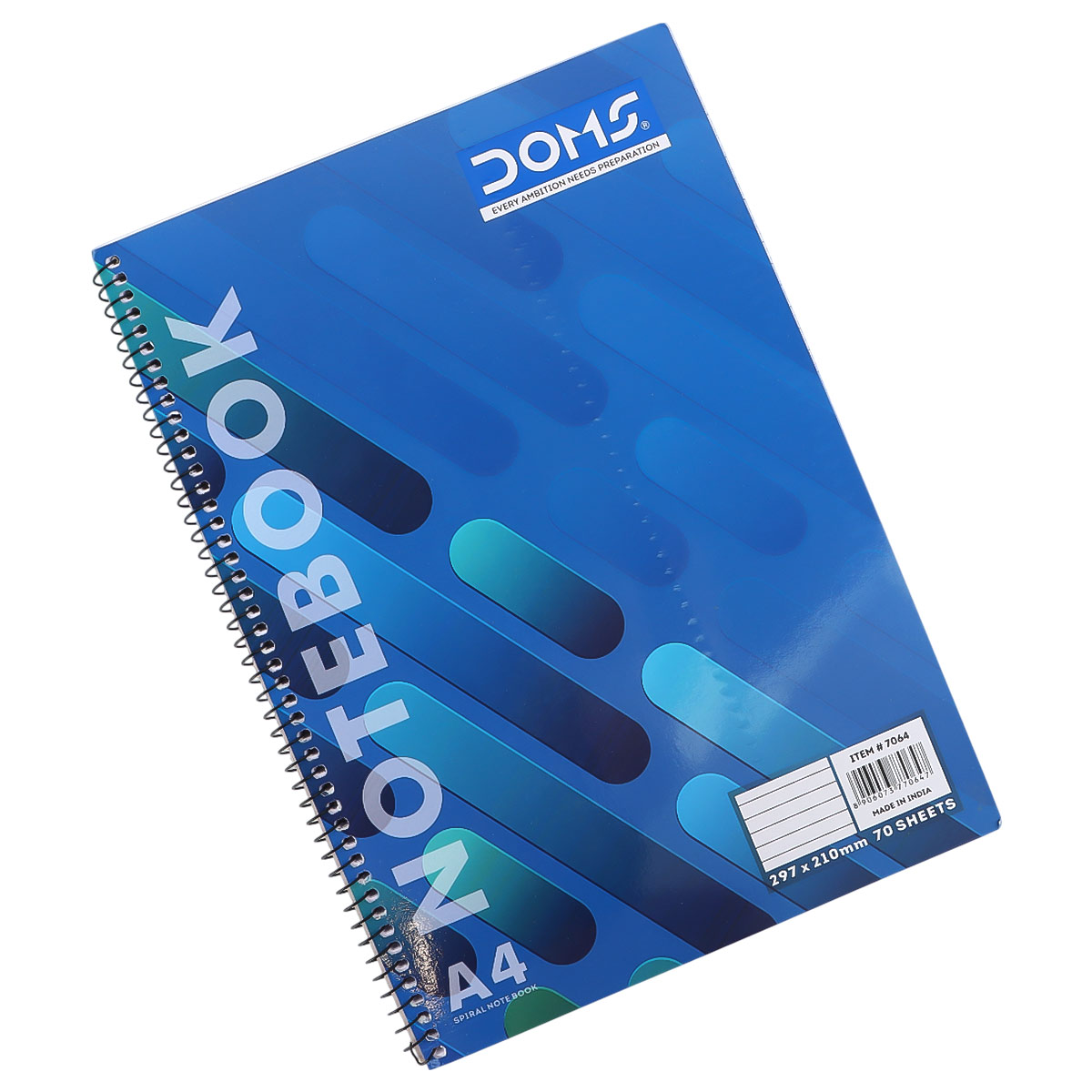 Doms A4 Notebook 70 Sheets - Dukakeen.com