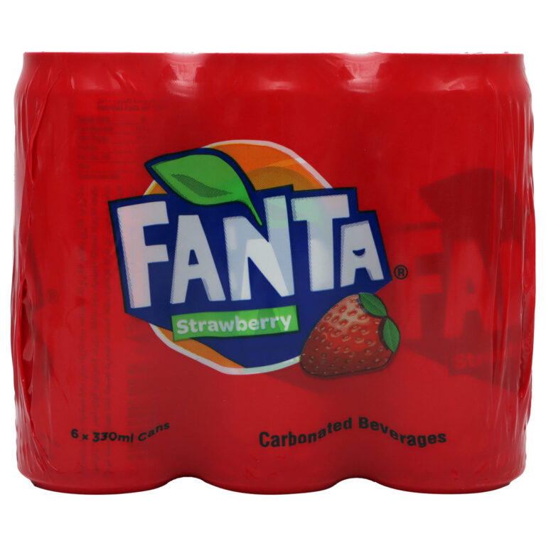 Fanta Strawberry Softdrinks 6x330ml buy online in bahrain - Dukakeen.com