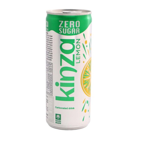 Kinza Lemon Carbonated Drink Zero Sugar 250ml - Dukakeen.com