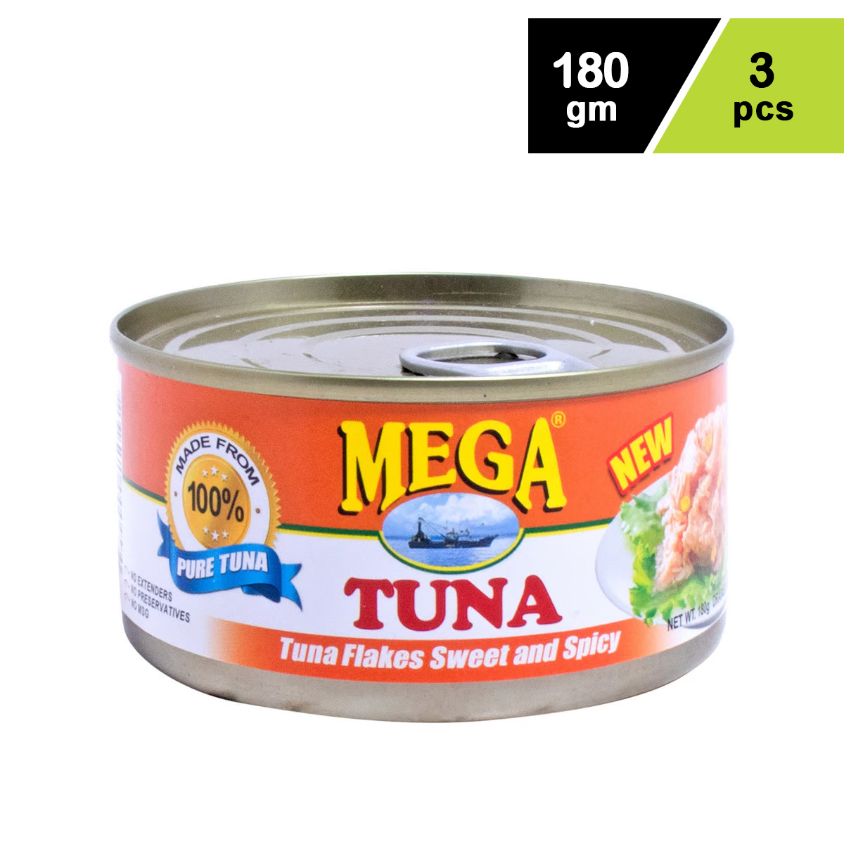 Mega Tuna Flakes S&S 3X180G Buy Online In Bahrain - Dukakeen.com