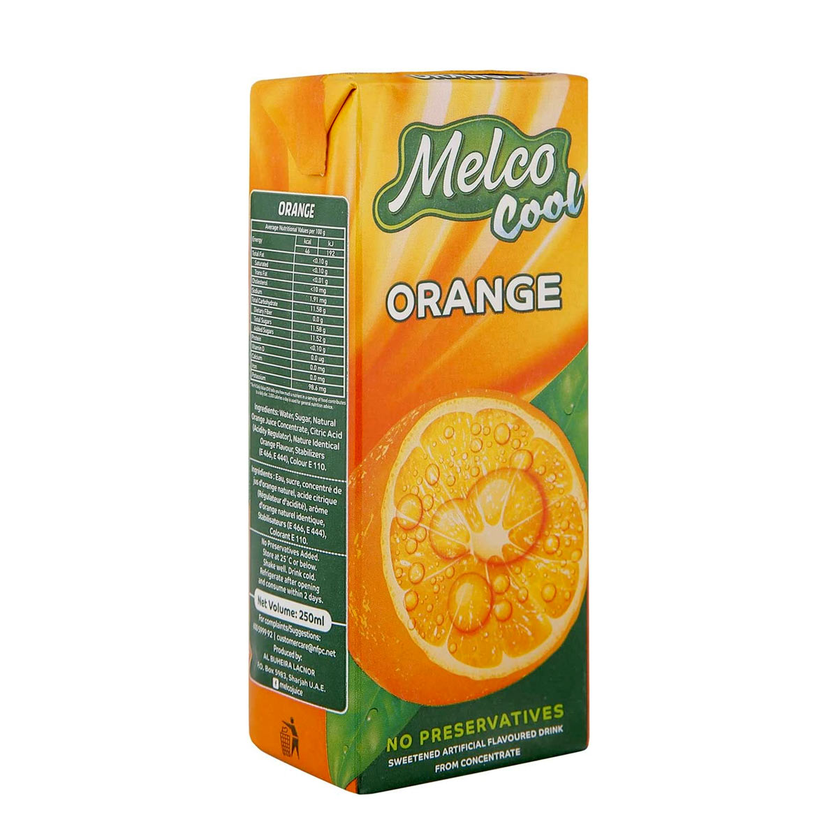 Melco Cool Orange Flavoured Drink 250ml buy online in bahrain ...