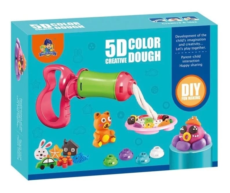 Plasticine Noodle Machine Maker Toys Color Play Dough Set - Dukakeen.com
