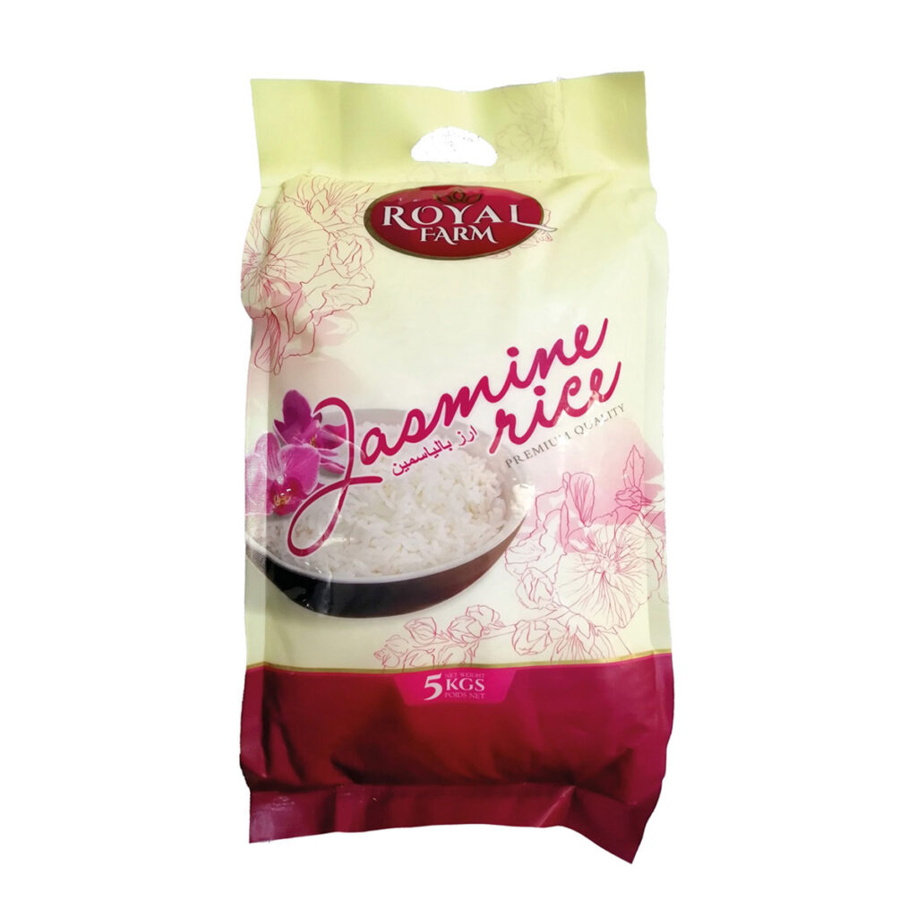 Royal Farm Jasmine Rice 5Kg - Dukakeen.com