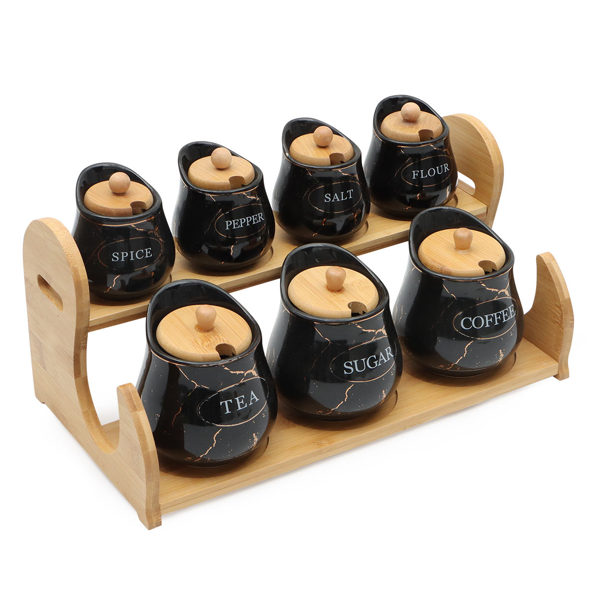 Spices set ceramic 7pcs - Dukakeen.com