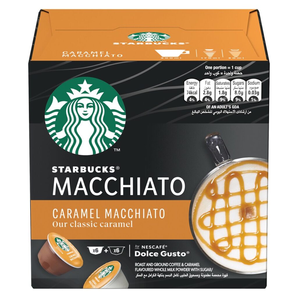 Starbucks Caramel Macchiato Capsule 127.8g - Dukakeen.com